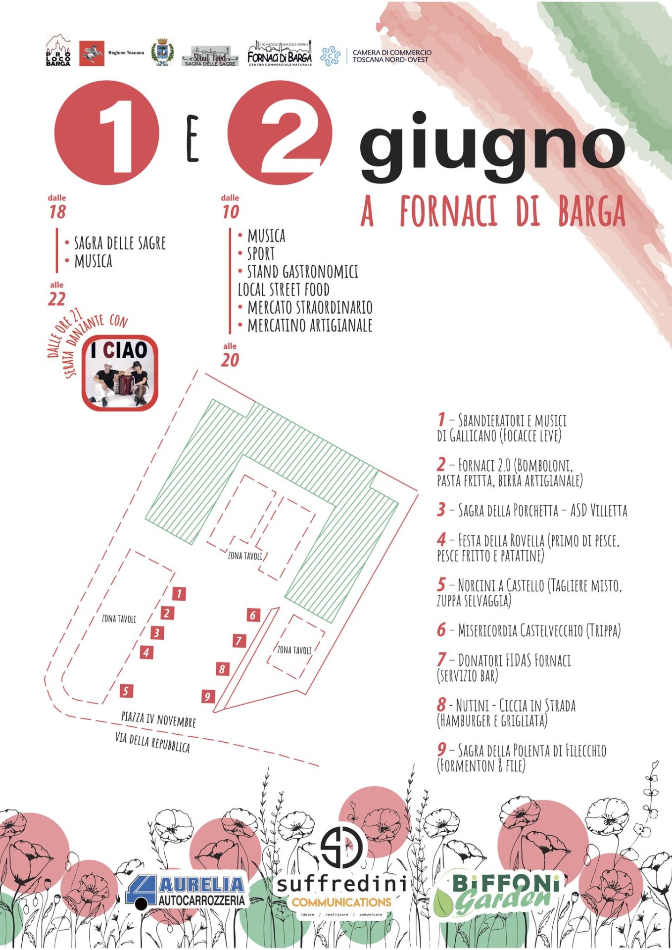 Sagra delle Sagre, local Street Food, Barga