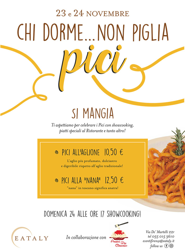 Festival dei Pici, Firenze