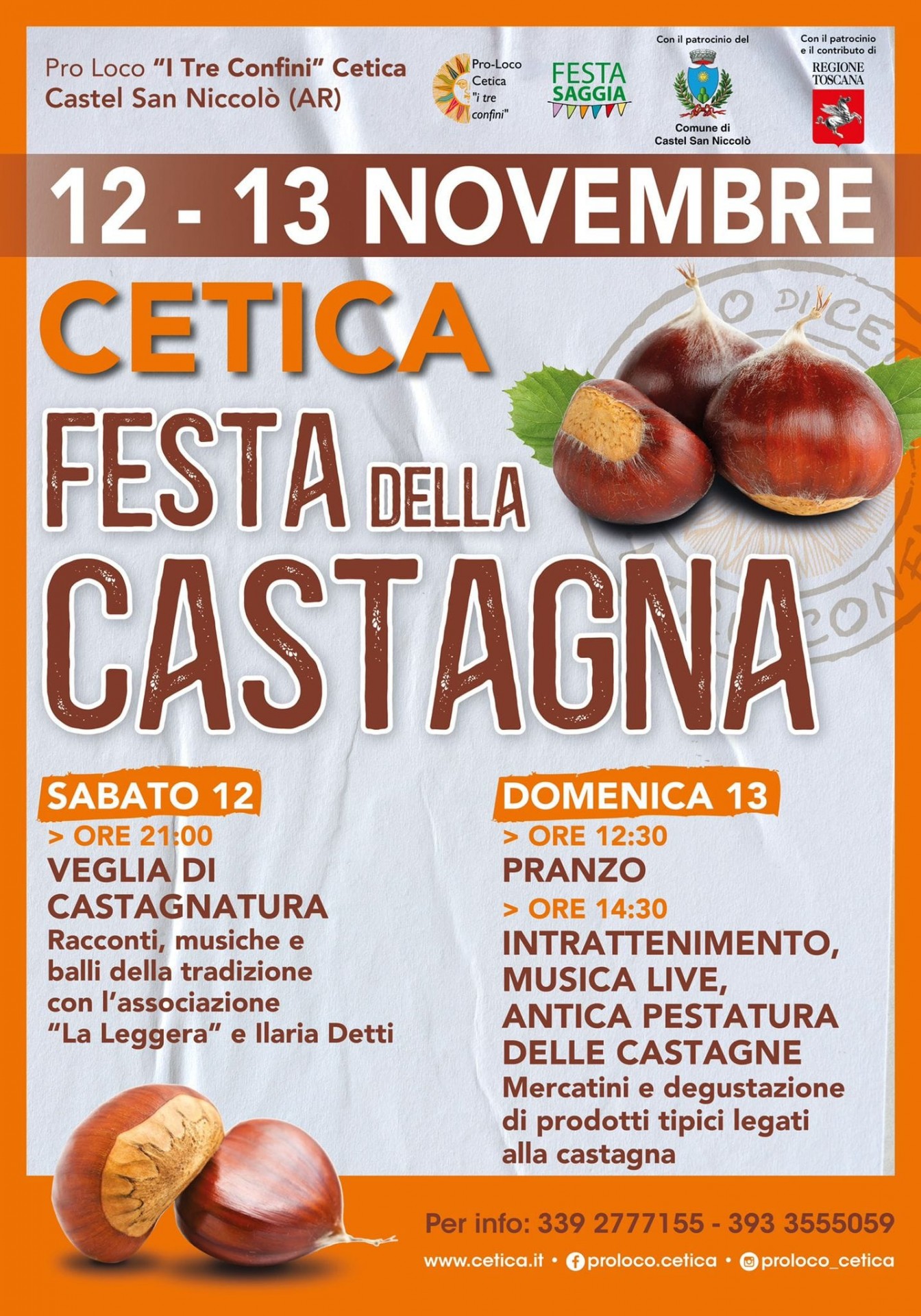 Festa della Castagna a Cetica, Castel San Niccolò