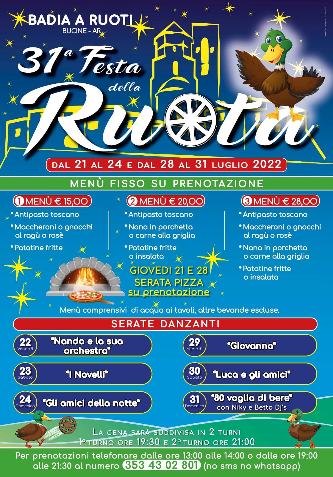 Sagre gastronomiche in Toscana