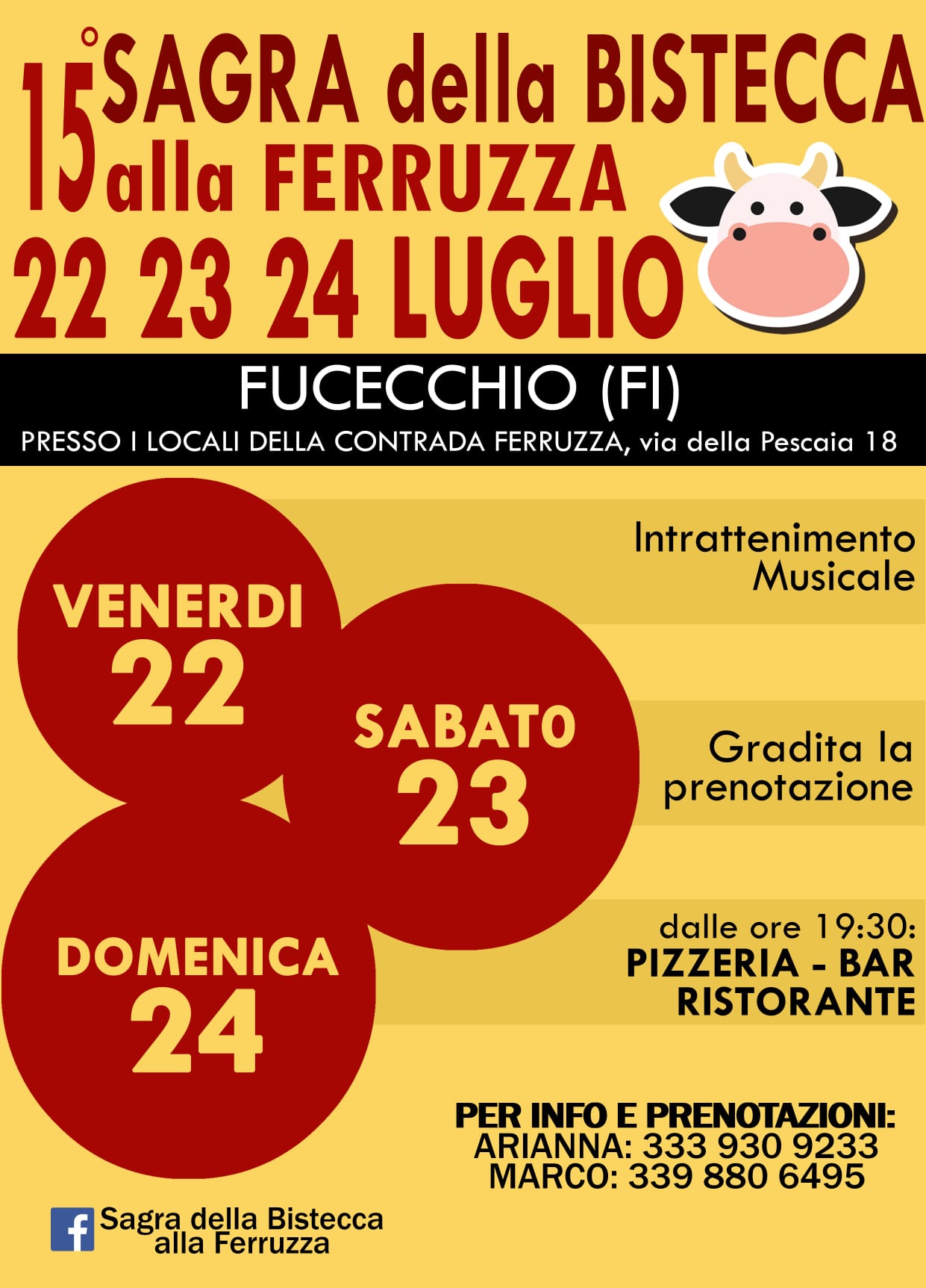 Sagra della Bistecca alla Ferruzza, Fucecchio