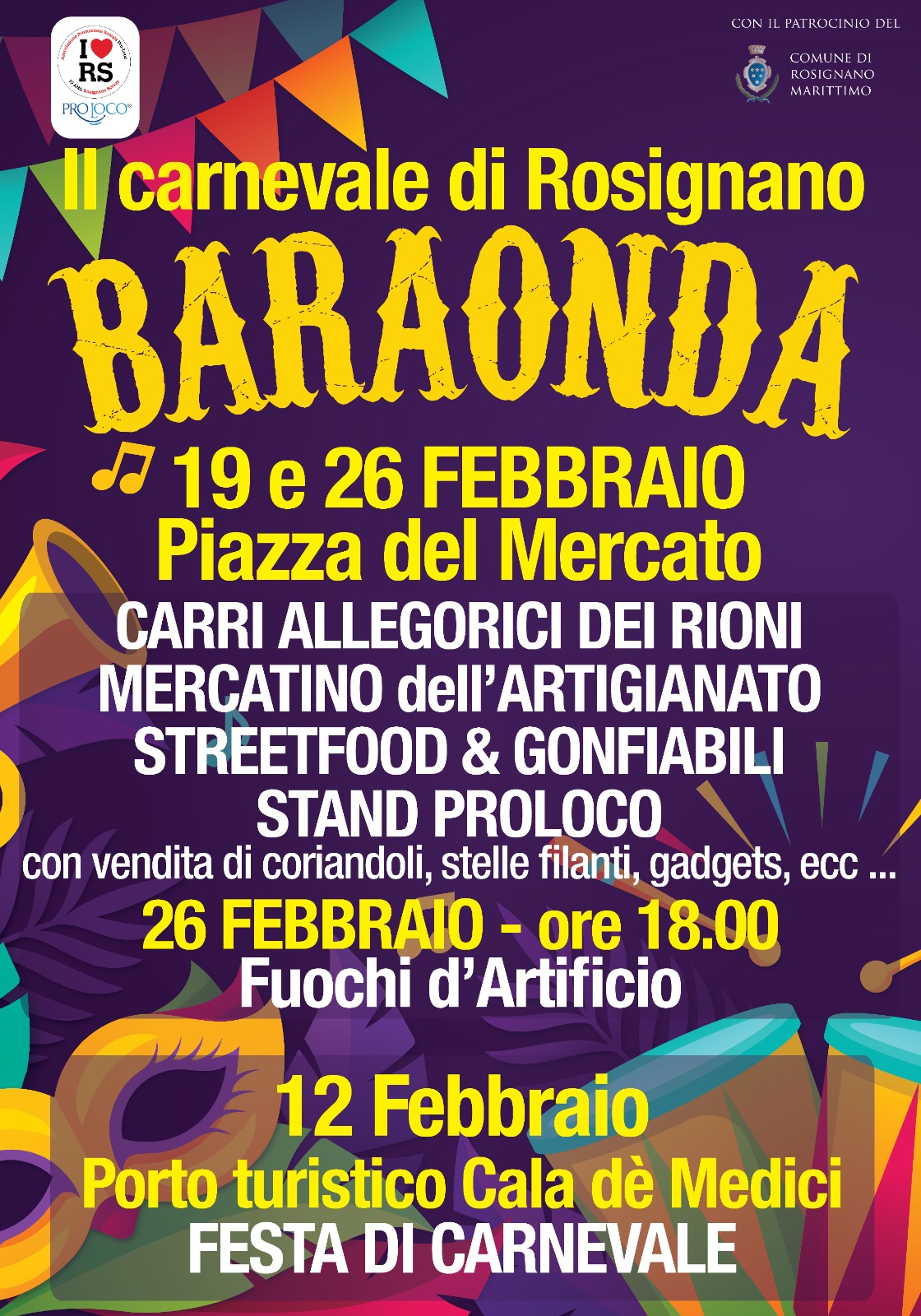Baraonda il Carnevale a Rosignano Solvay, Rosignano Marittimo