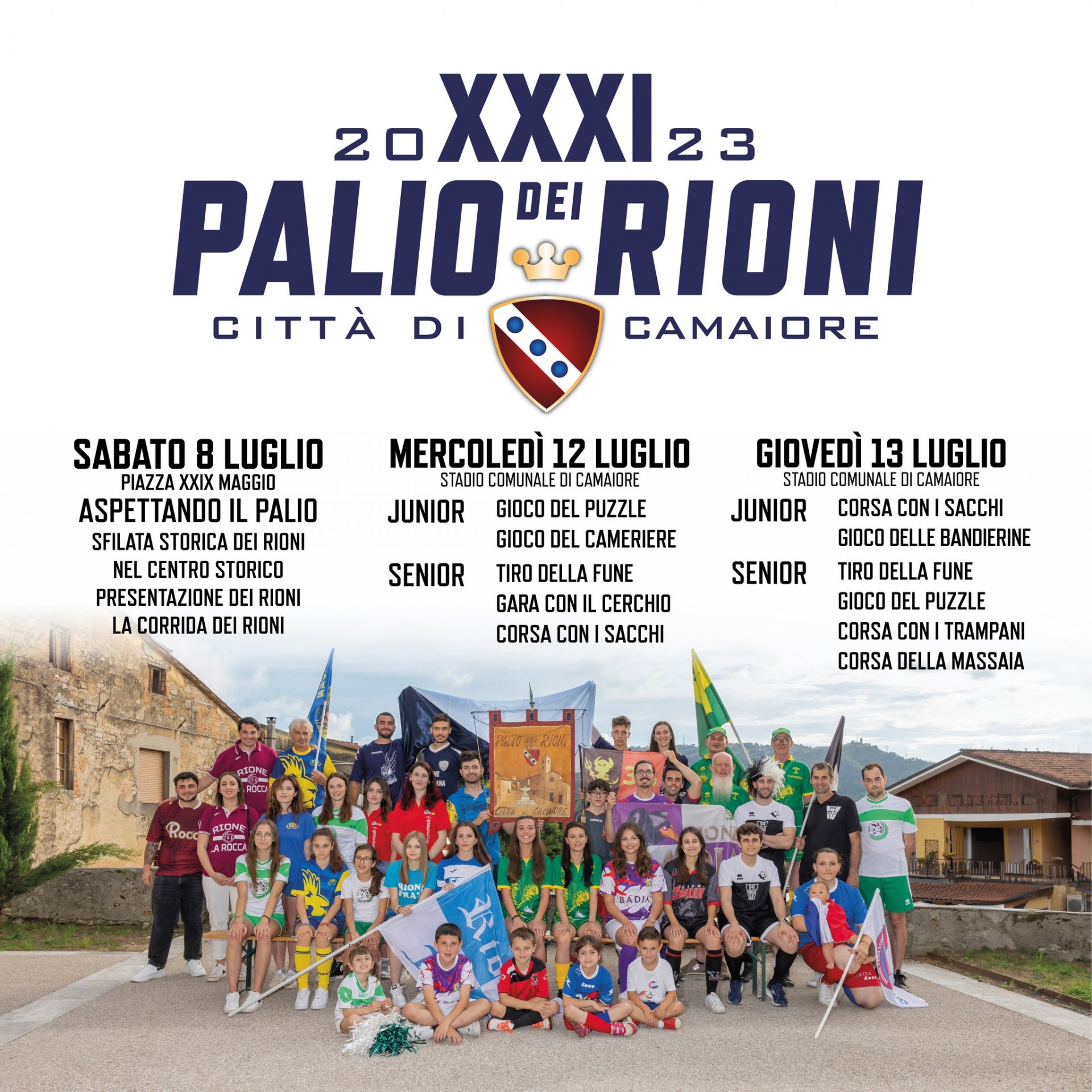 Palio dei Rioni a Camaiore, Camaiore