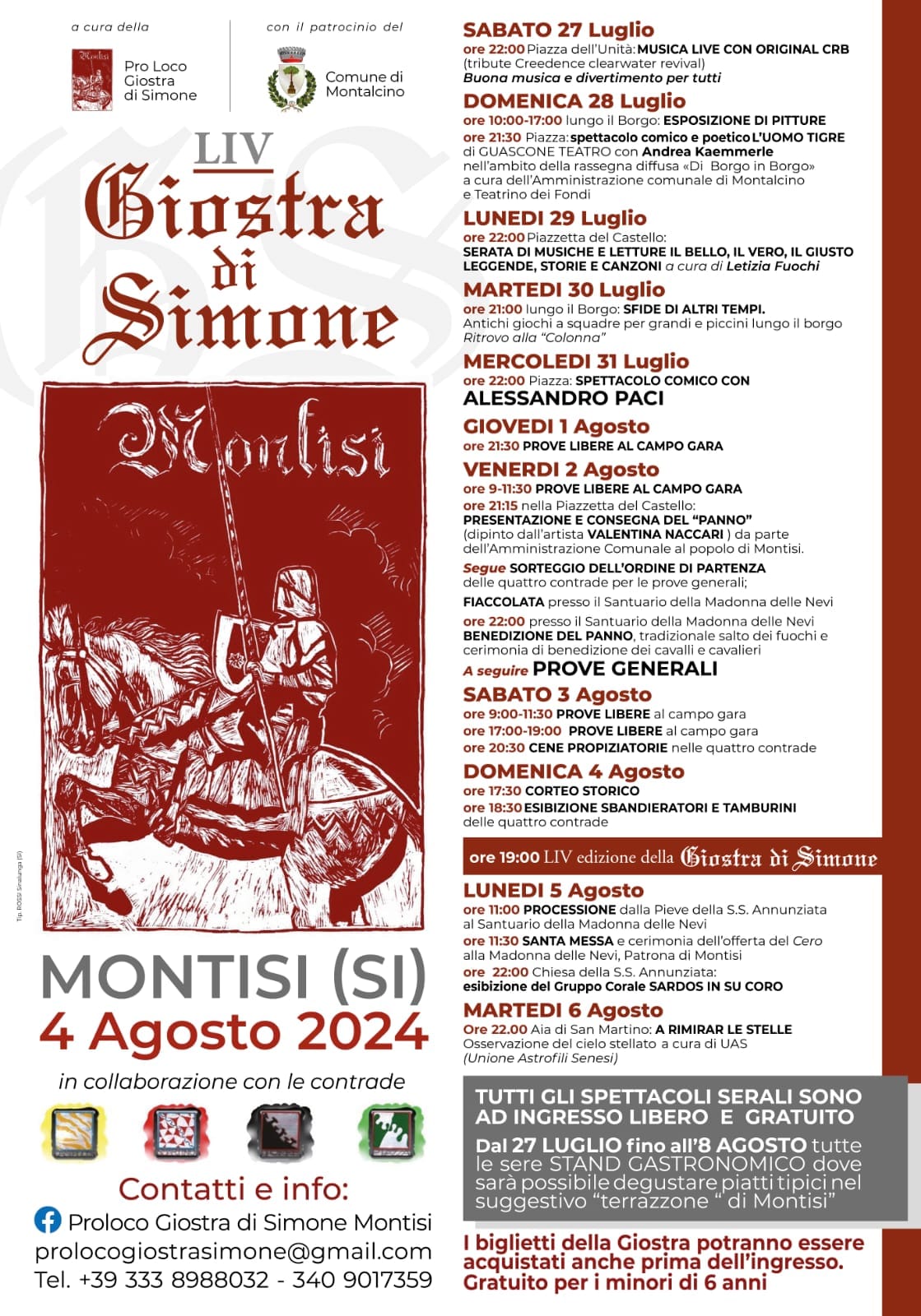 Giostra di Simone a Montisi, Montalcino