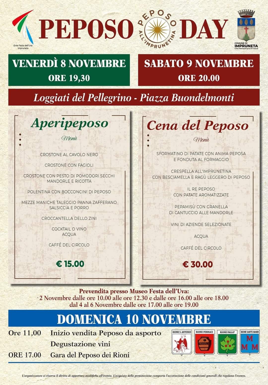 Peposo Day, Impruneta