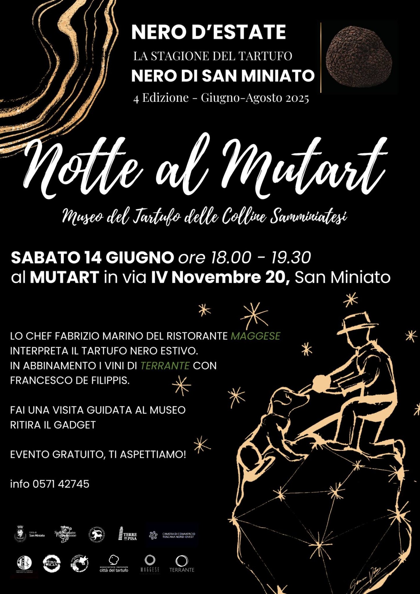 Notte al MuTart - Una serata dedicata al Tartufo Nero, San Miniato